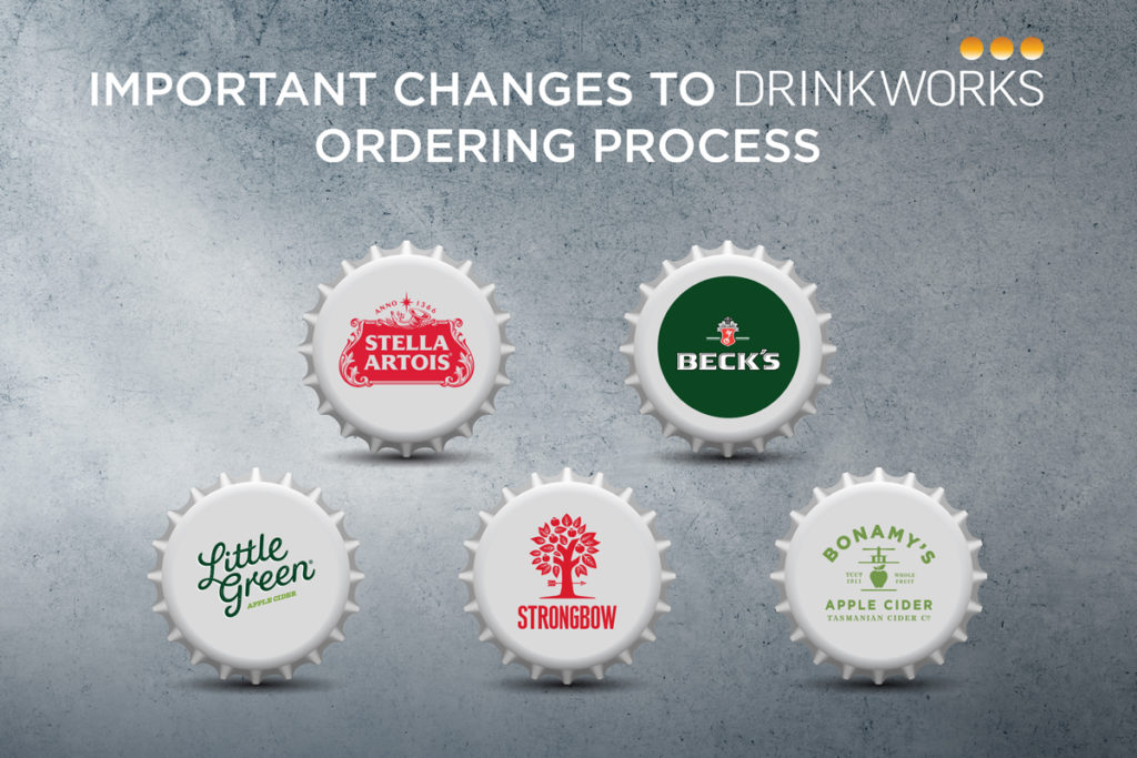 IMPORTANT CHANGES TO DRINKWORKS ORDERING PROCESS - National Liquor News